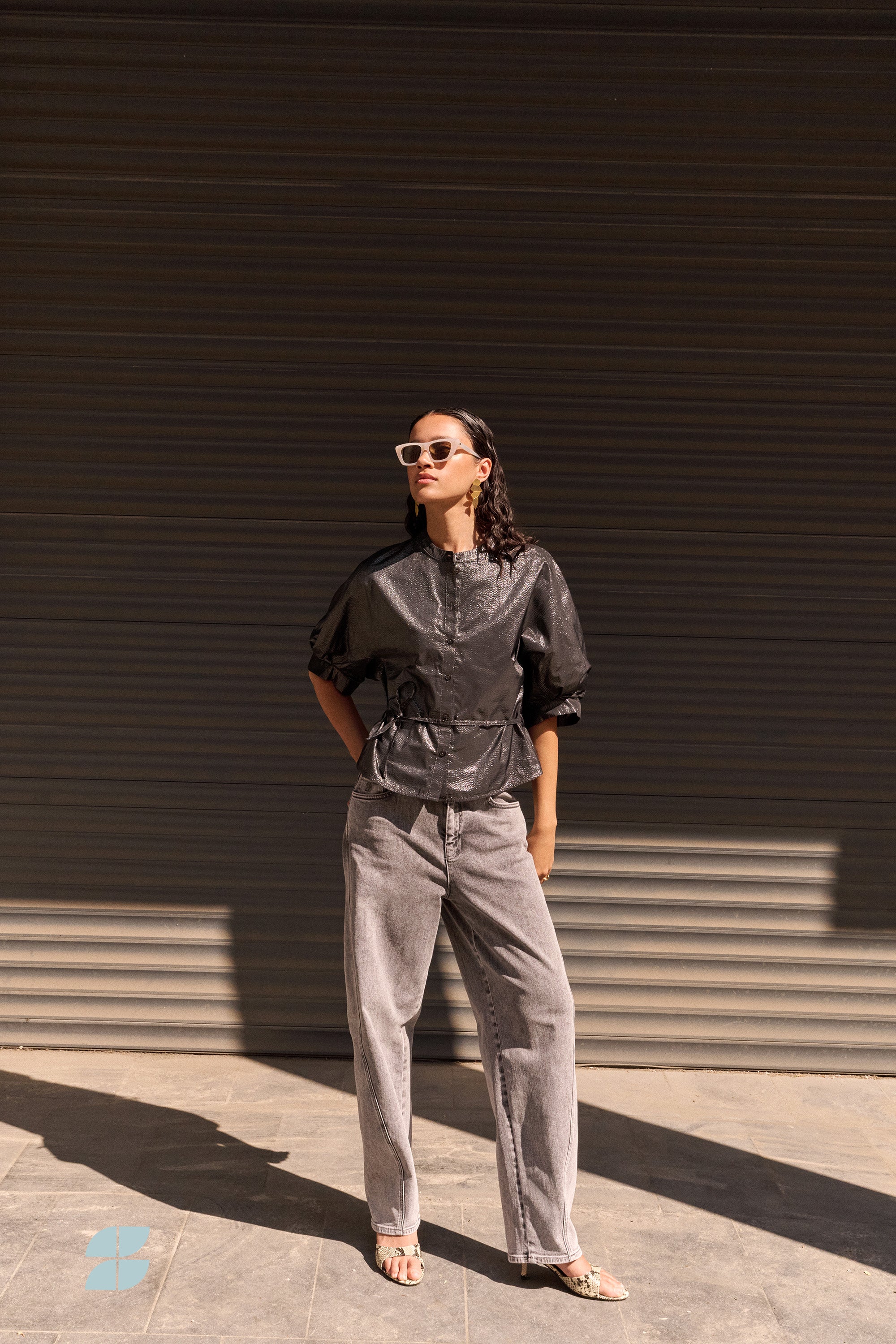 begum grey pants - by-bar amsterdam