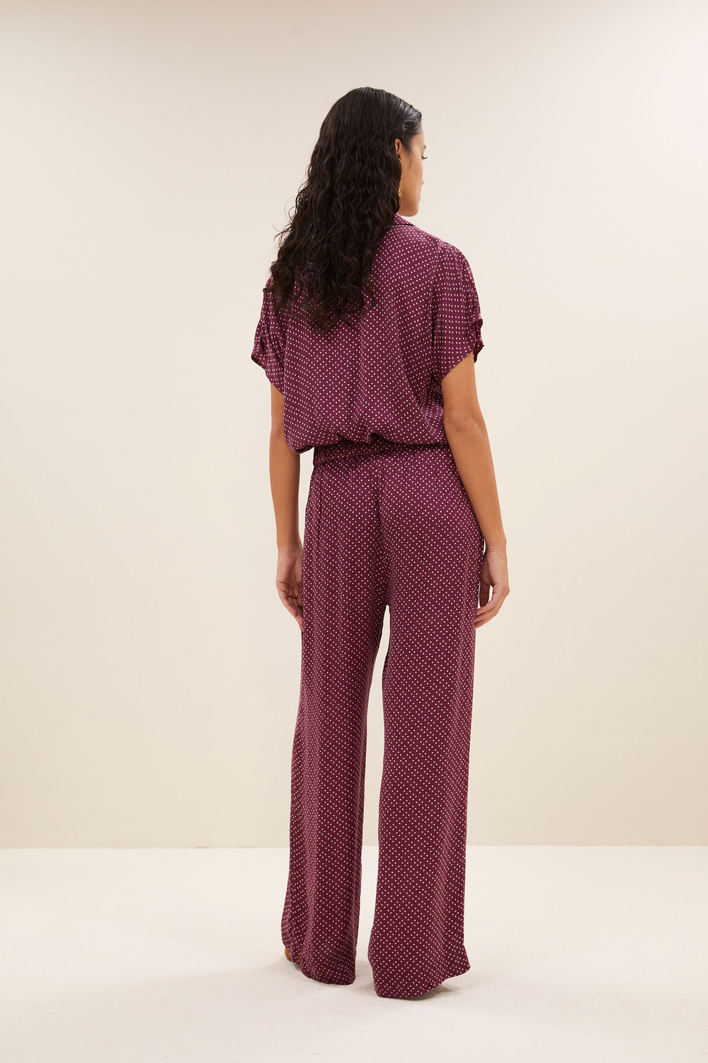 karly pixel blouse-pixel print