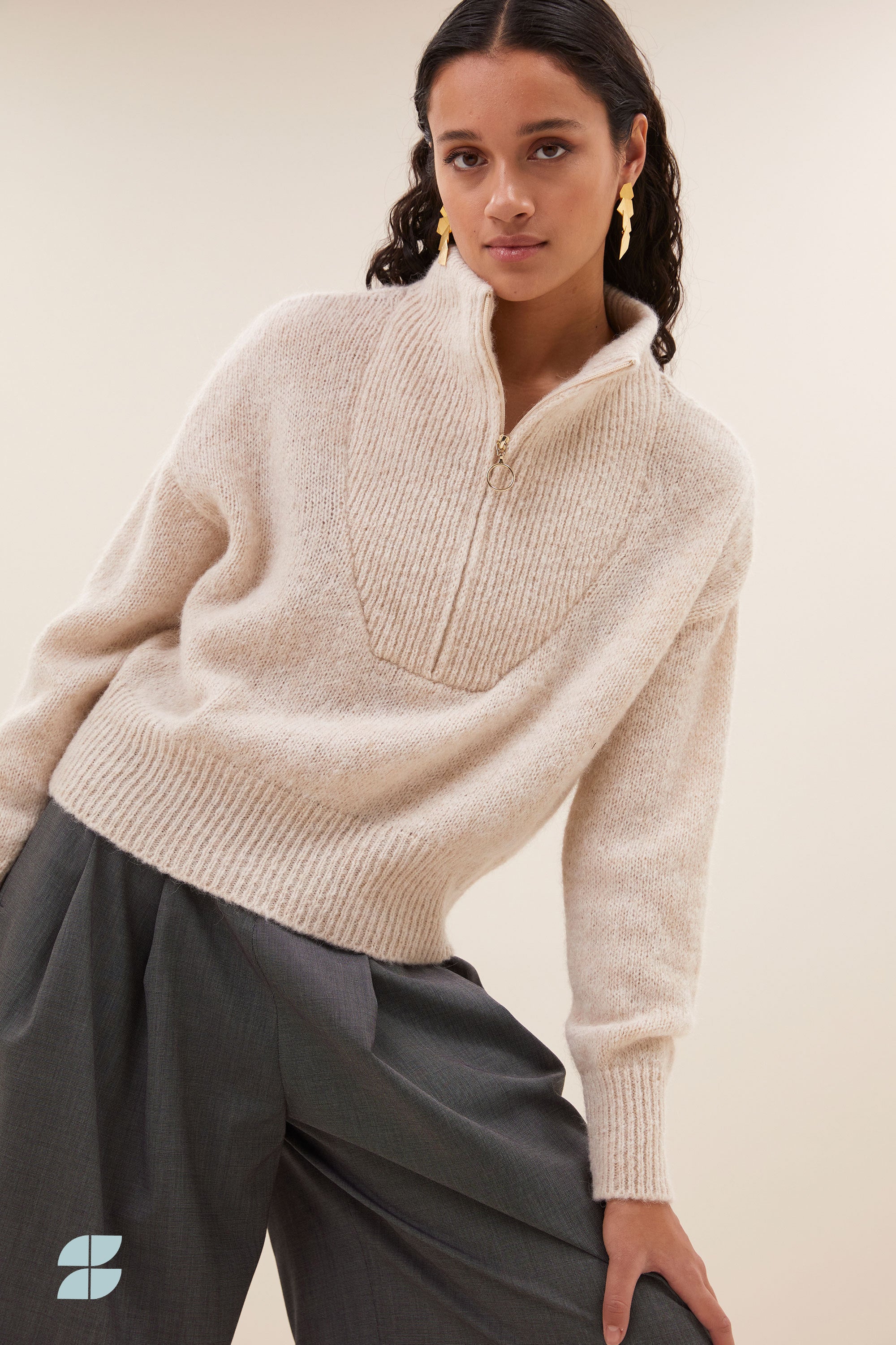 boxy beau pullover-chalk